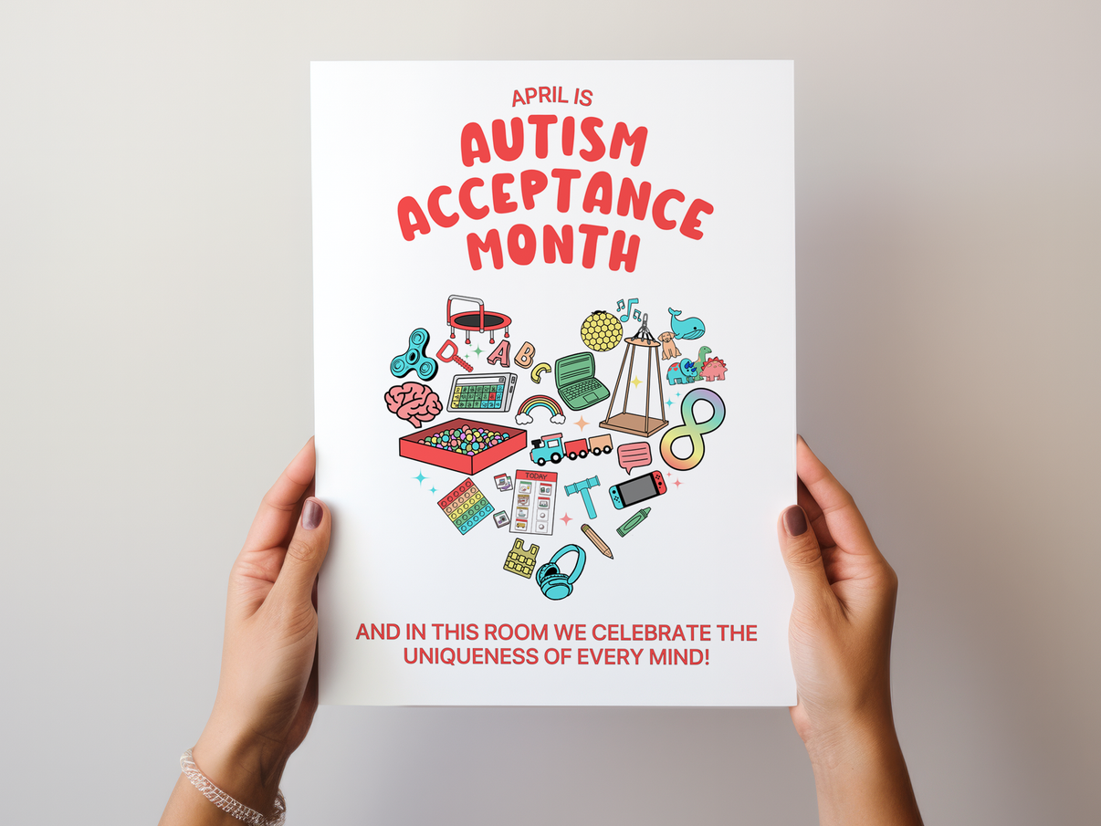 Autism Acceptance Digital Poster Set – EmilyBSpeech