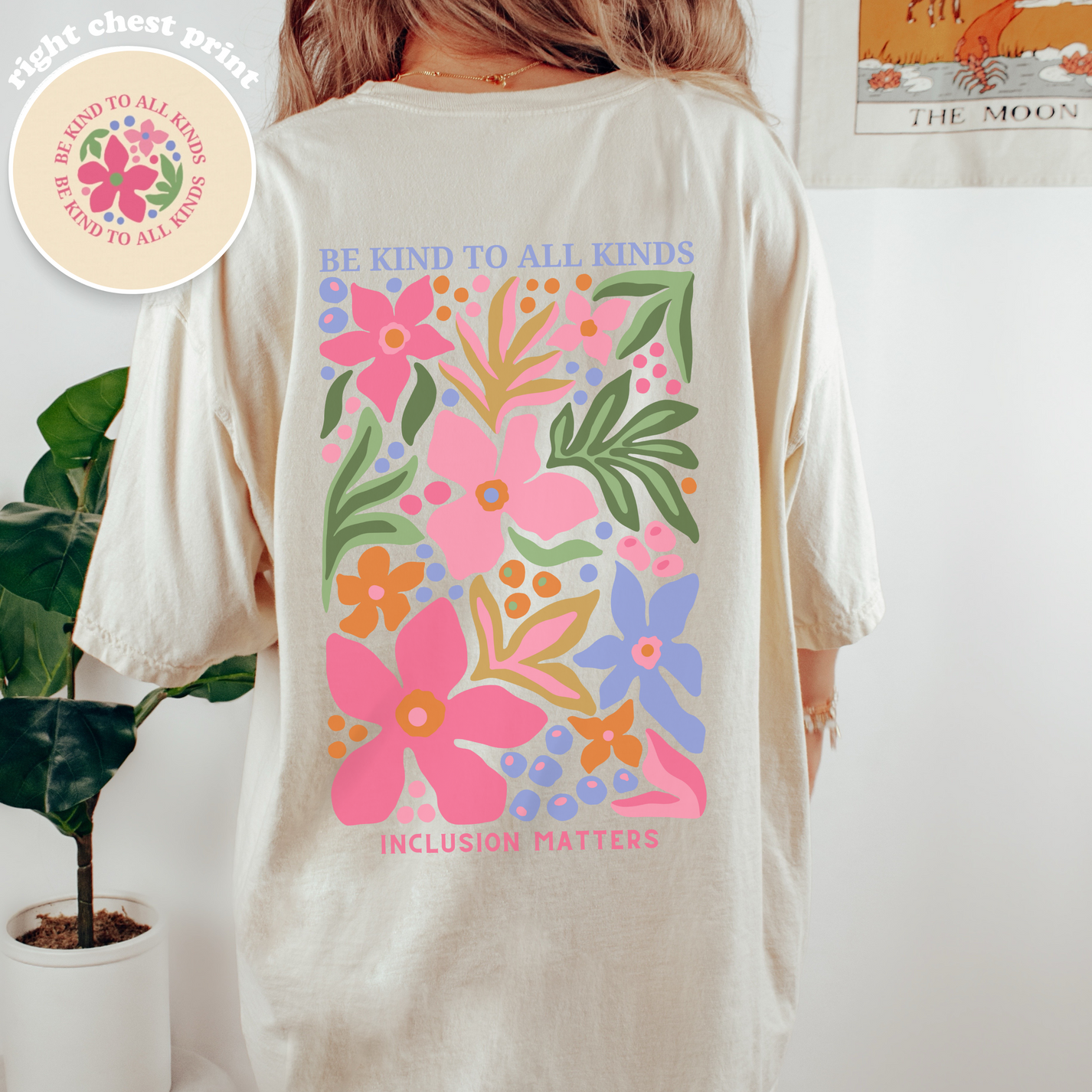 Be Kind to All Kinds Comfort Colors T-Shirt | Front and Back Print ...